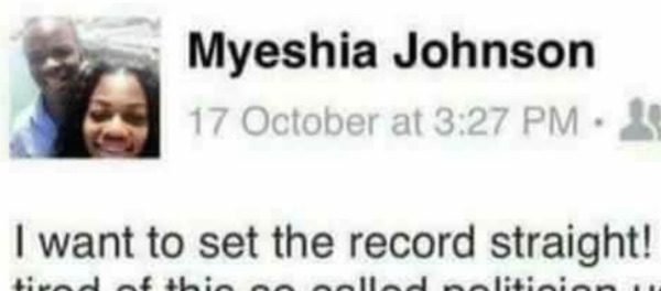 No. The ‘Viral’ Message From Gold Star Widow Myeshia Johnson Is NOT ...