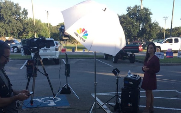 MSNBC Crew Blocks Handicapped Parking Spot At Polling Place In Houston ...