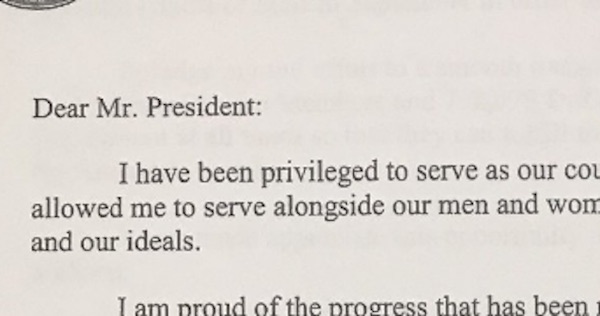 Mattis’ Resignation Letter Is Breaking My Heart – Chicks On The Right