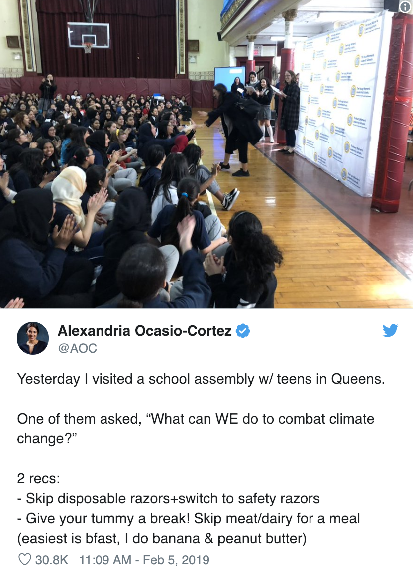 AOC Told Teens To Buy Used Clothes And Eat PB Toast To Save Us From ...