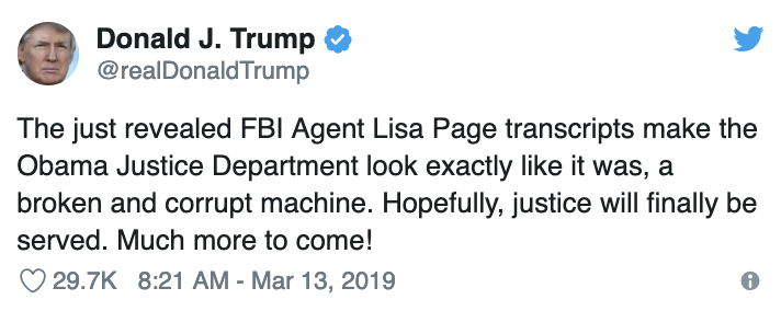 Bombshell: Lisa Page Says The Obama DOJ Directed The FBI Not To ...