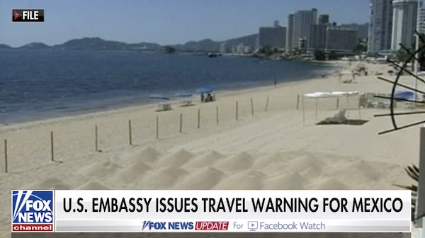 US Issues Travel Warning To Spring Breakers Traveling To Mexico ...