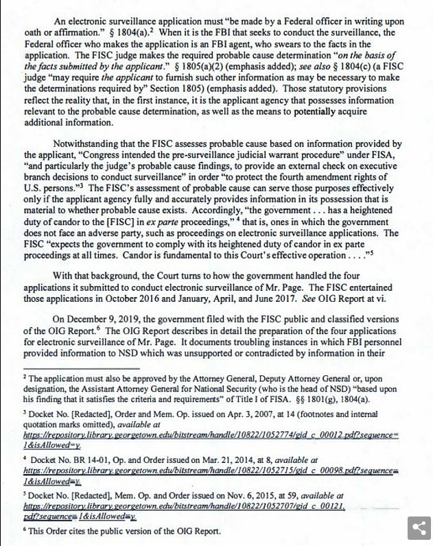 FISA Court Judge Unleashes Some Well-Deserved Fury At Comey’s FBI. MSM ...