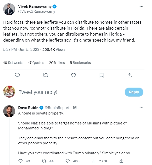 Dave Rubin And Vivek Ramaswamy Are Spatting And I Don’t Know How To ...