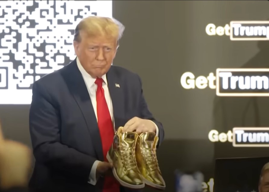 Trump Enters the World of Sneakers with $400 High-Tops – Chicks On The ...
