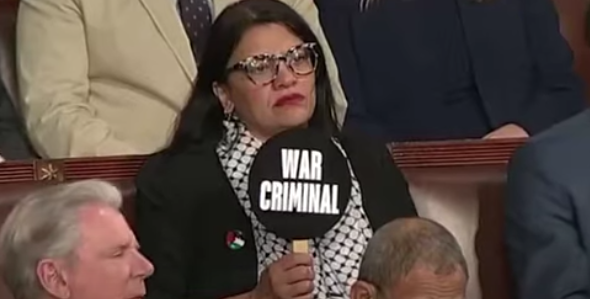 Rashida Tlaib Warned by House Sergeant at Arms for ‘Disgraceful’ Move ...